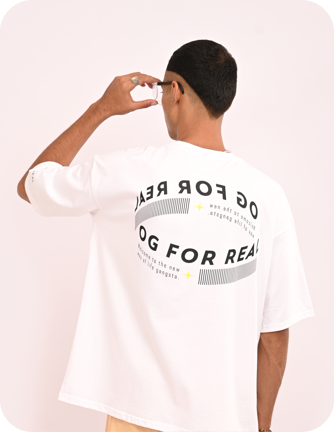 Rotating G, Oversized T-shirt – OG For Real